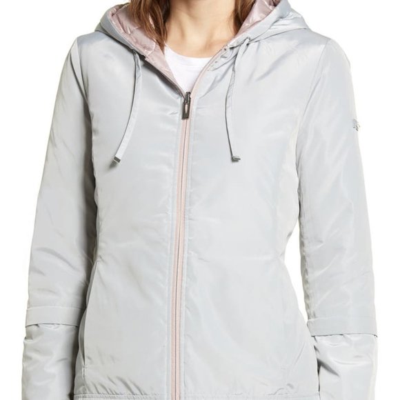 Via Spiga | Jackets & Coats | Via Spiga Reversible Hooded Puffer Jacket ...